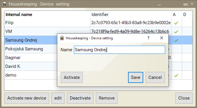 HORES Housekeeping application - settings – HORES Hospitality Solutions